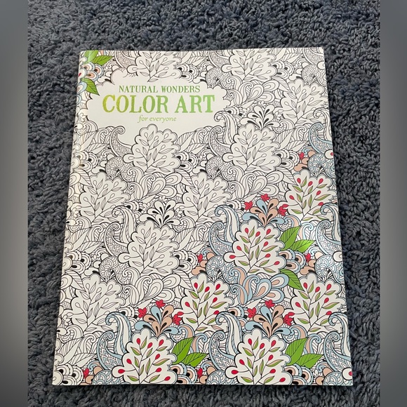 Office | Nwt Natural Wonders Color Art Coloring Book | Poshmark